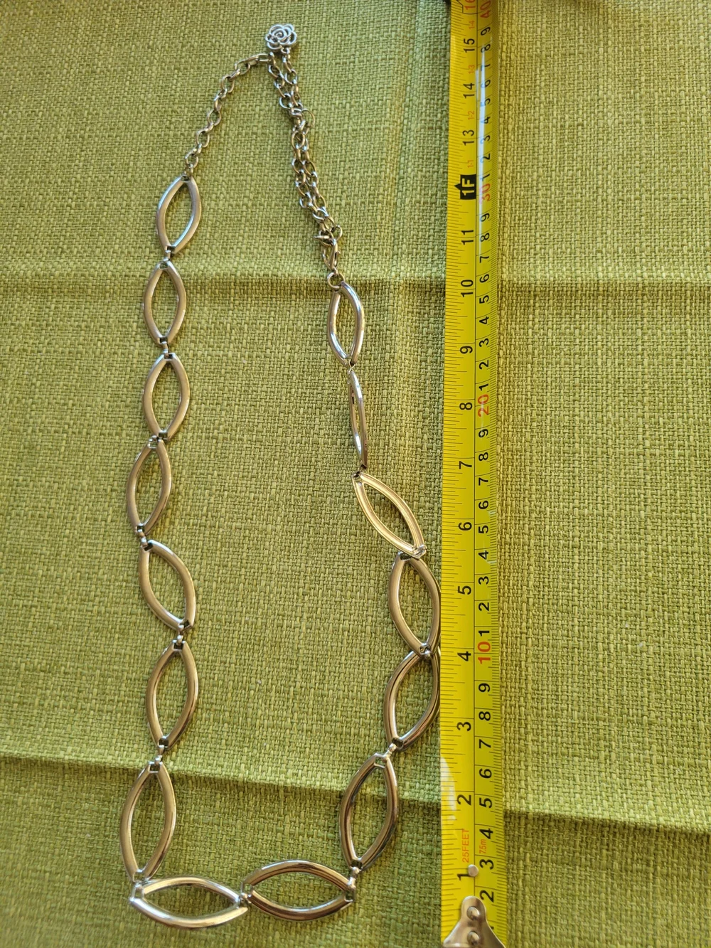 Jewelry | Chicos Elegant Silvertone Link Necklace Women Jewelry | Poshmark